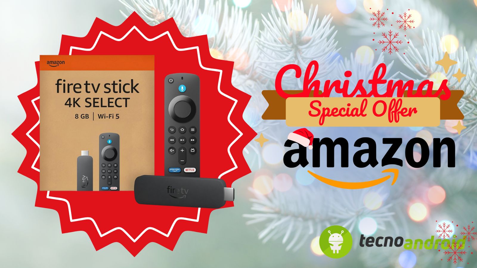 Amazon: solo per oggi il Fire TV Stick 4K Select ad un prezzo sbalorditivo