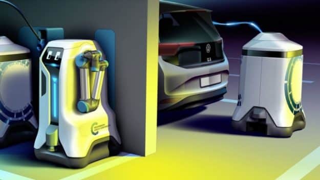 La Volkswagen ha un sogno: il caricatore robot per le auto elettriche ...